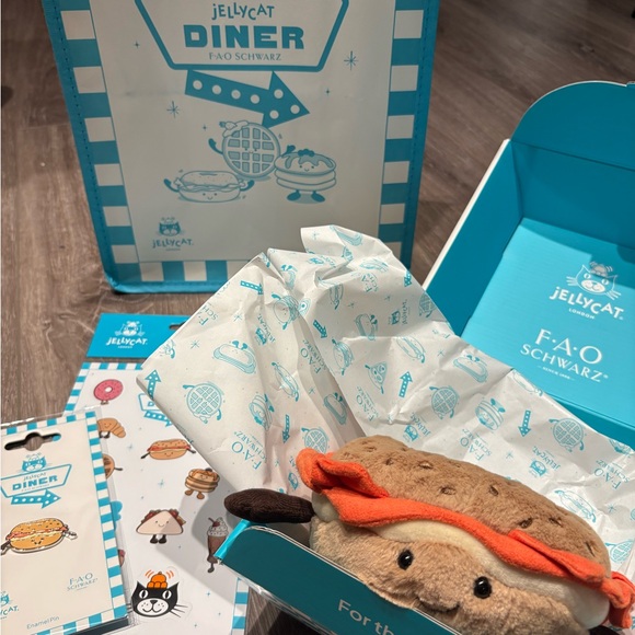 Jellycat | Toys | Jellycat Diner Bagel | Poshmark